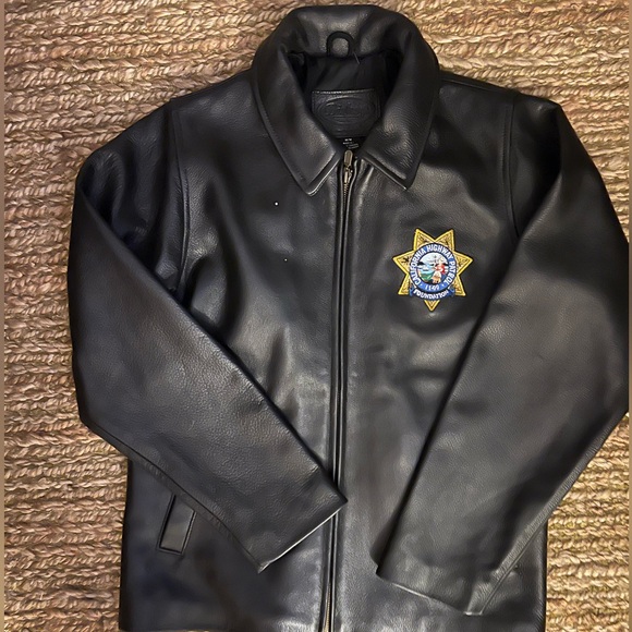 Jackets & Coats | Vintage Highway Patrol Leather Jacket | Poshmark